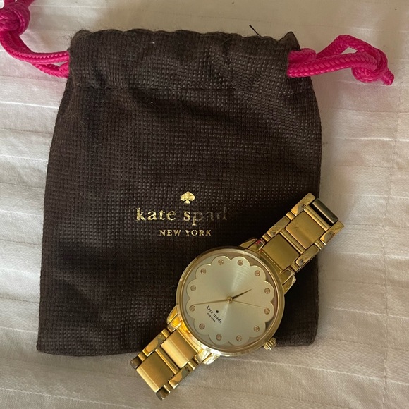 kate spade | Accessories | Kate Spade Gold Scallop Watch | Poshmark